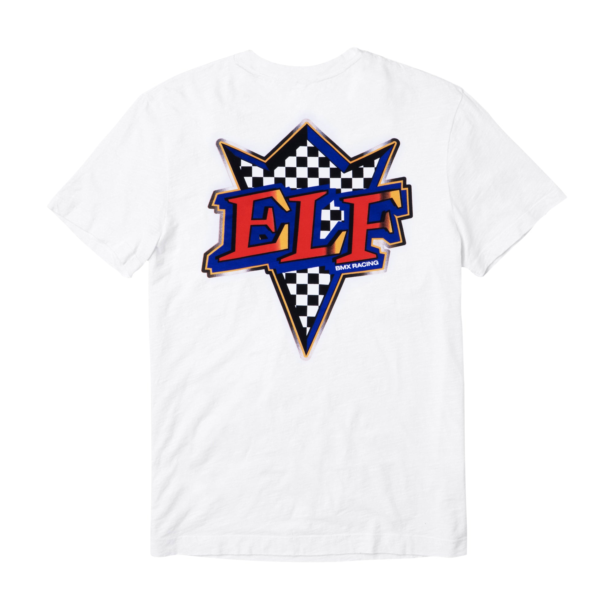 ELF Traction Plate Tee (White) – ELF BMX MERCH
